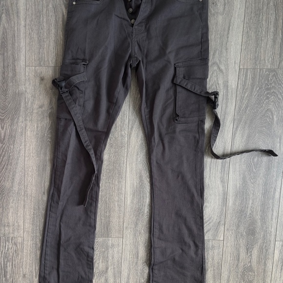 Boohoo | Pants | Boohooman Stacked Cargo Pants | Poshmark